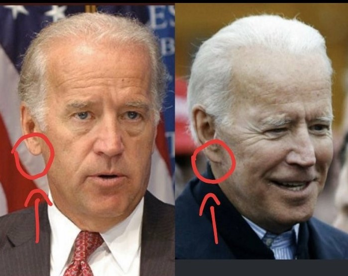 Joe Biden’s Ears Are Different From One Picture To The Next. Why? Which ...